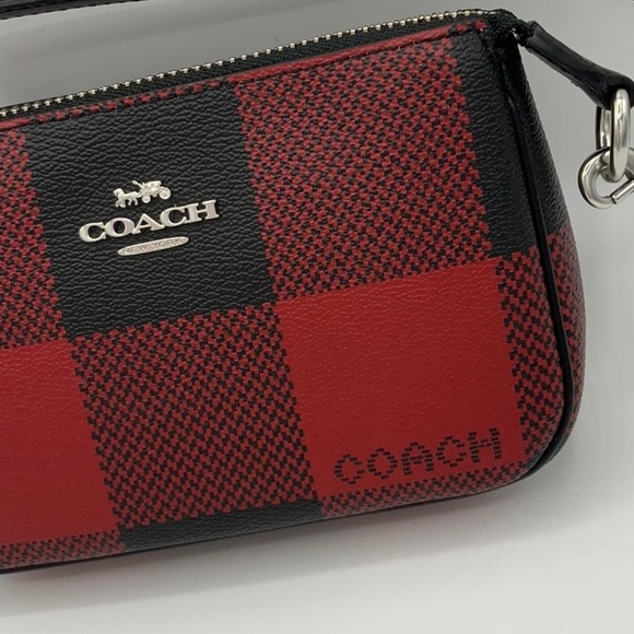 Coach | Bags | Coach 5 Buffalo Print Micro Bag Wristlet | Poshmark